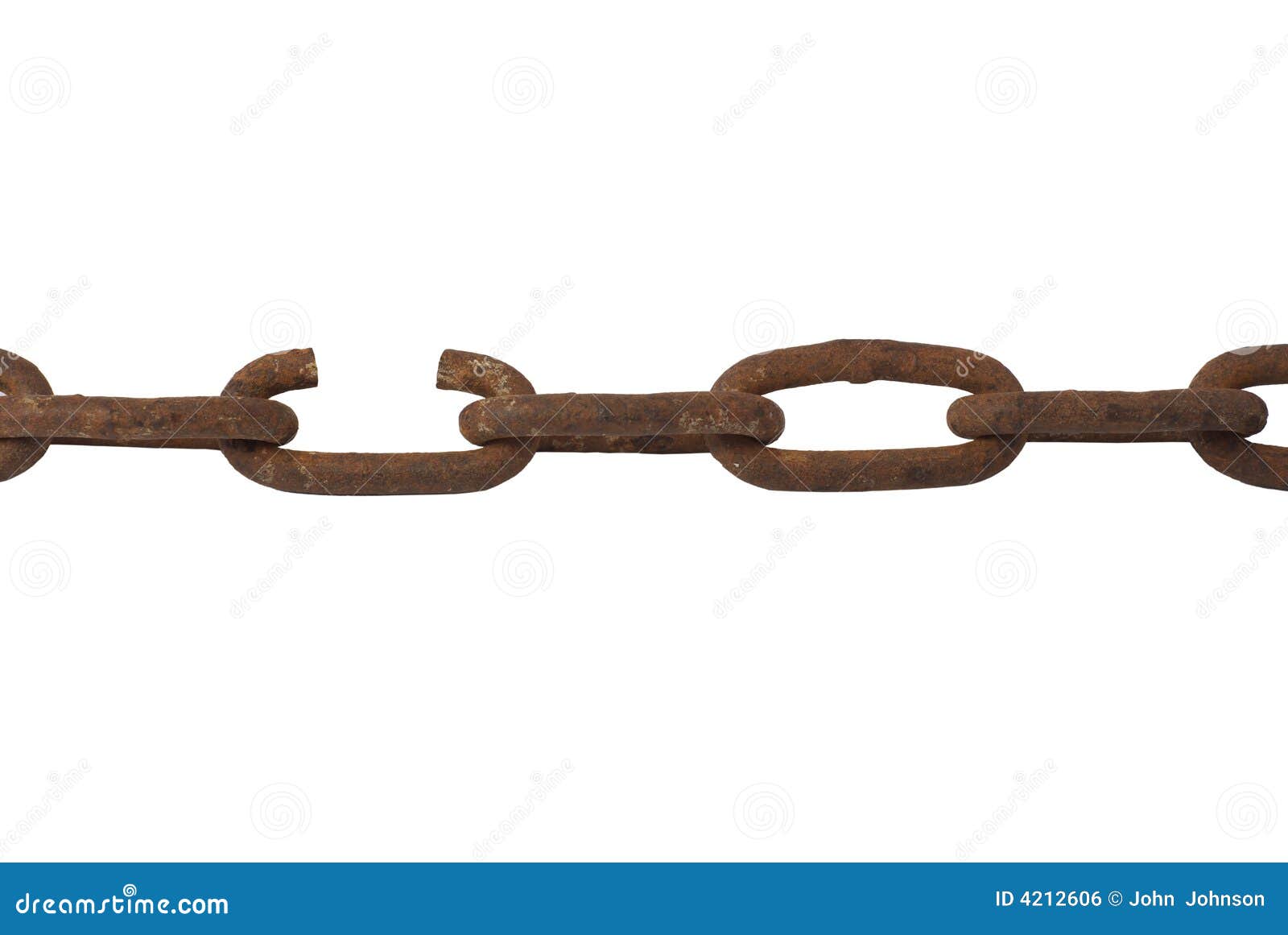 Broken Chain stock photo. Image of chain, grunge, protection - 4212606