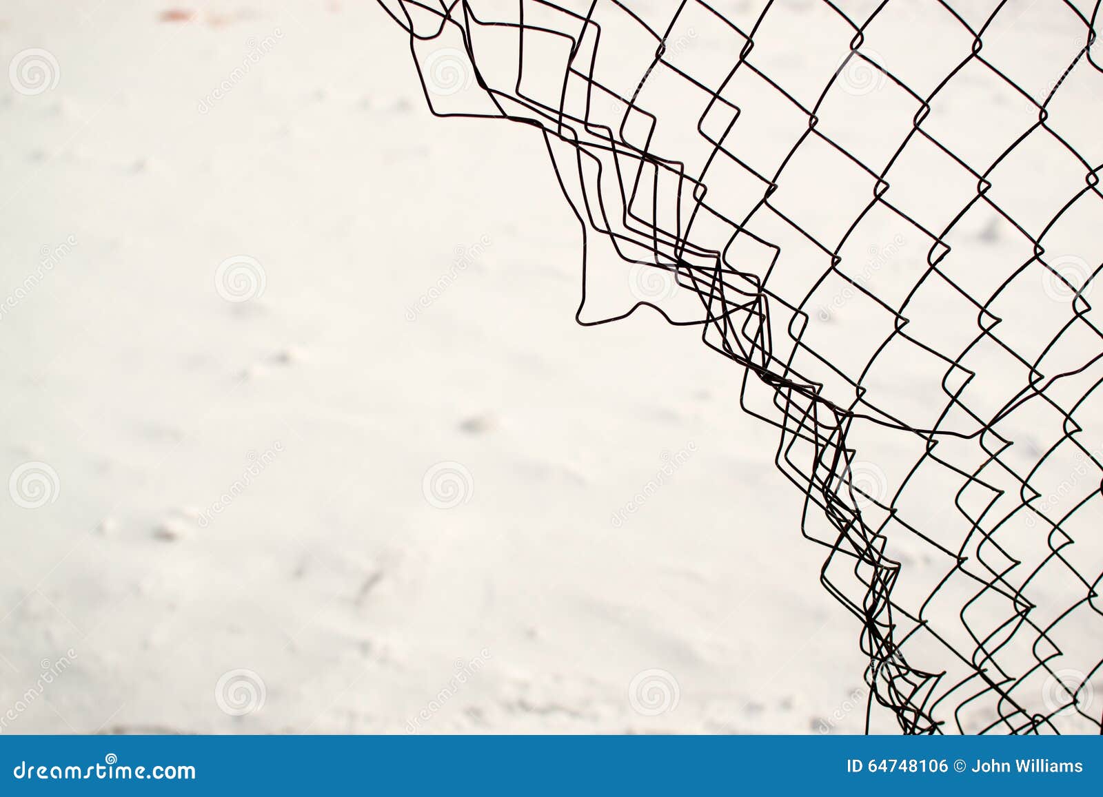 Broken Chain Link Fence stock photo. Image of fence, steel - 64748106