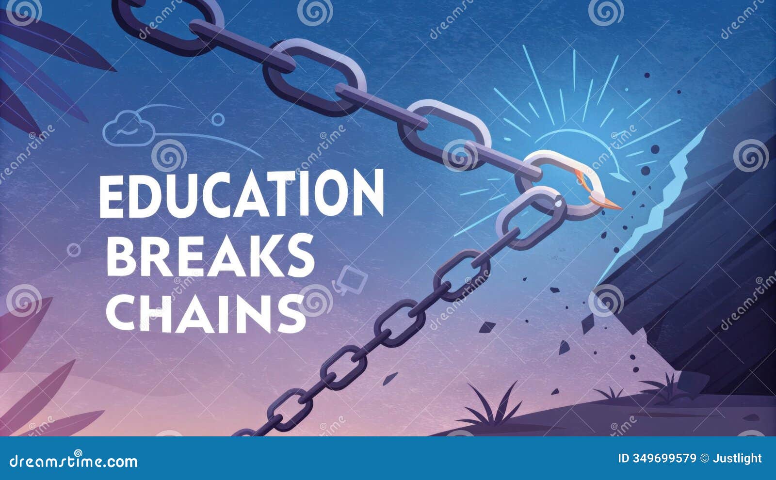 A Broken Chain Link Symbolizing the Disruption of Scams through ...