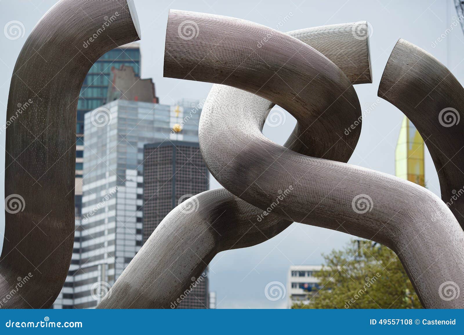 The Broken Chain Sculpture stock photo. Image of germany - 49557108