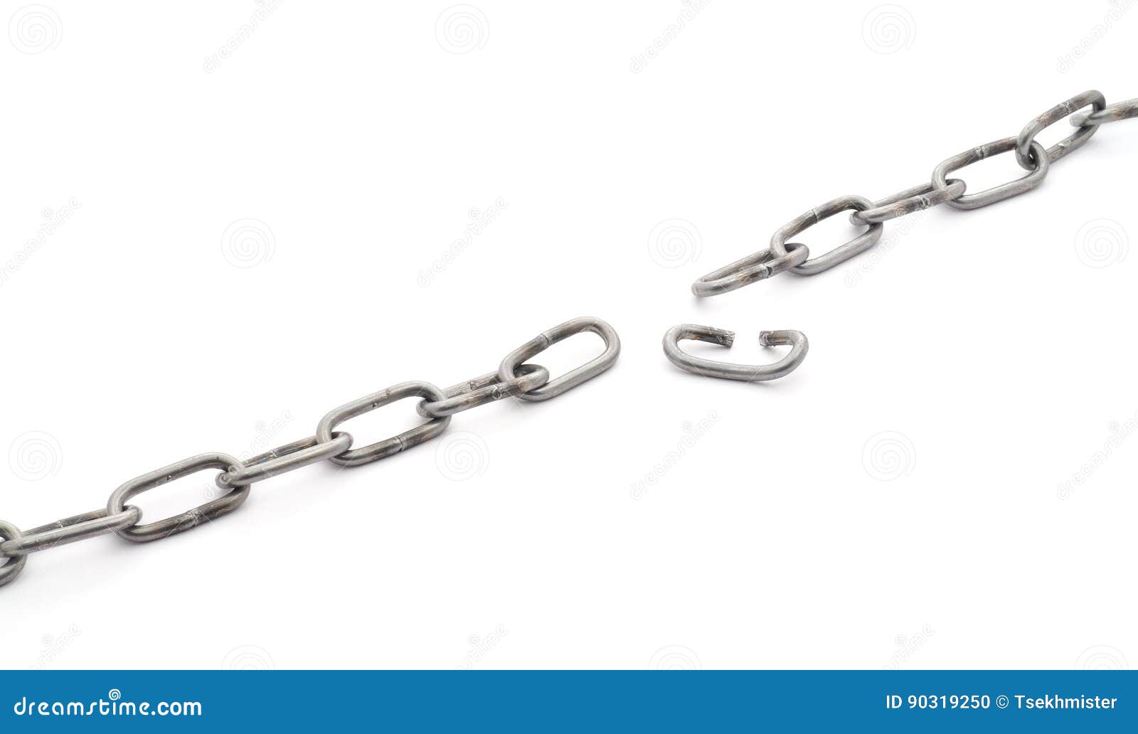 Broken Chain stock photo. Image of chain, cracked, concepts - 90319250