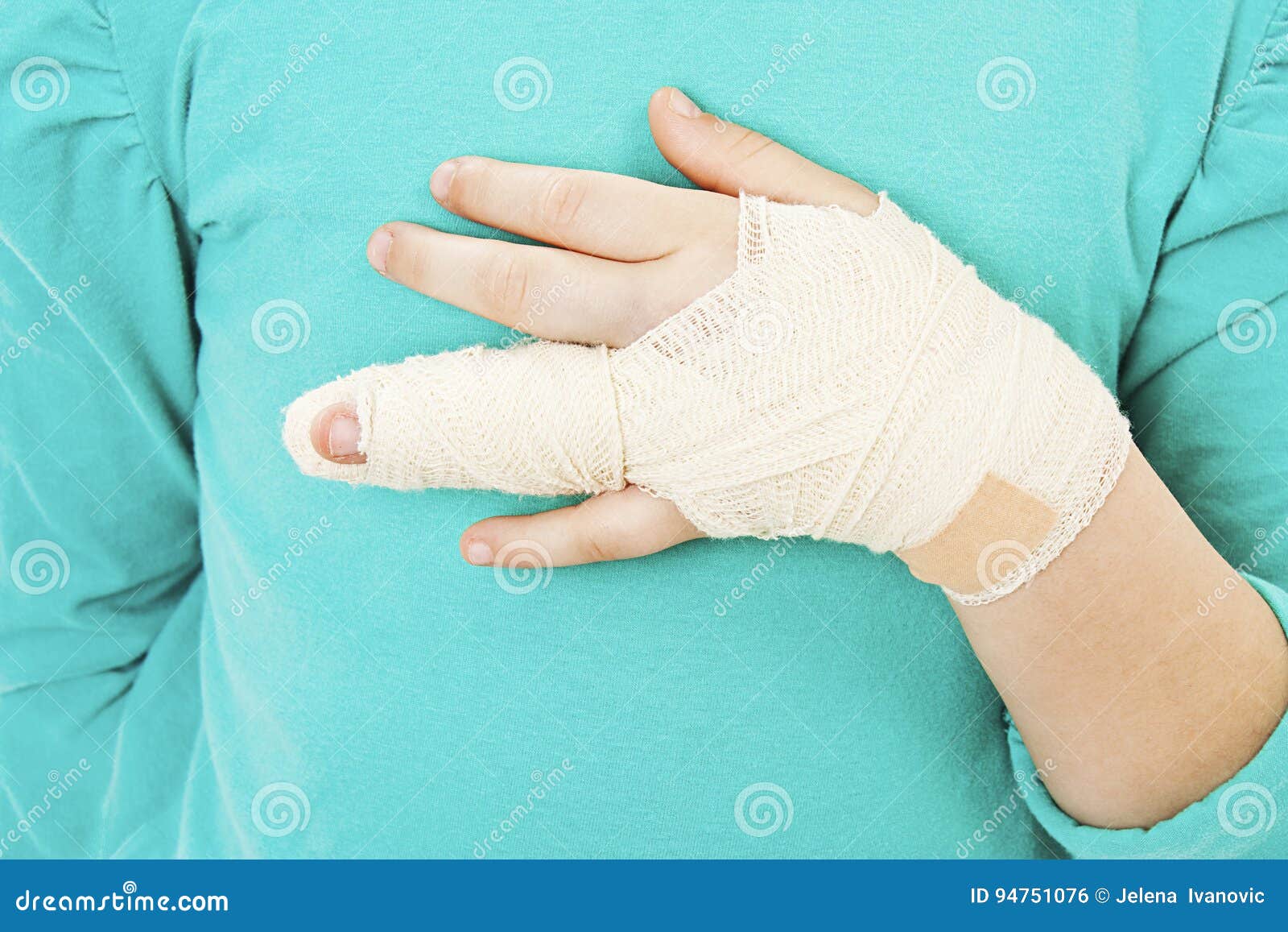 Broken child hand stock photo. Image of bandage, forearm - 94751076
