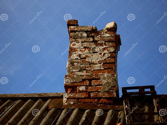 Broken chimney stock photo. Image of housing, outdoor - 2678090