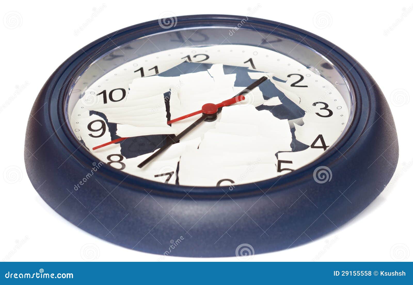 Broken clock stock photo. Image of minute, business, damaged - 29155558
