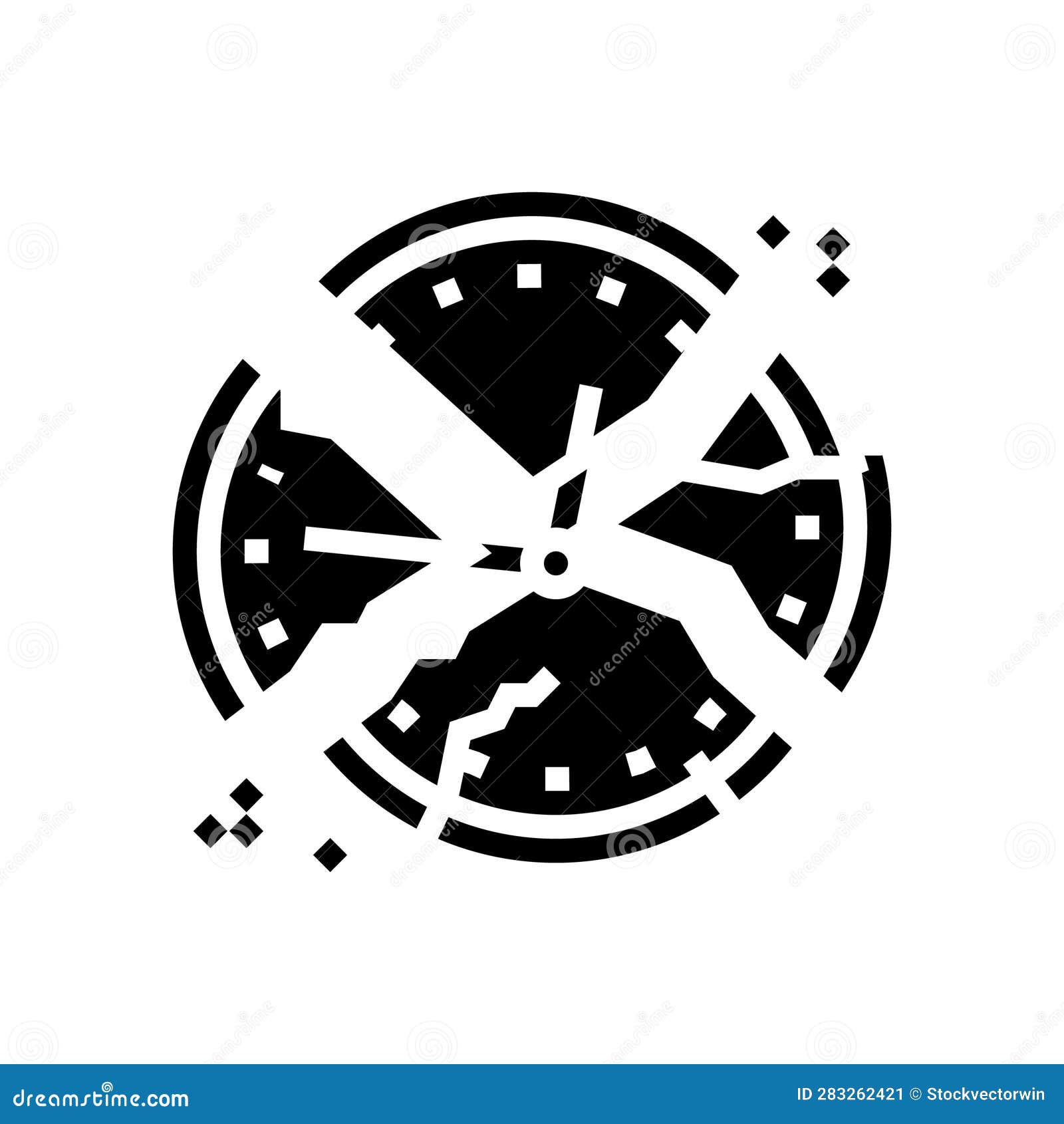 Broken Clock Sad Mood Glyph Icon Vector Illustration Stock Vector ... Broken Clock Sad Mood Glyph Icon Vector Illustration Stock Vector ...
