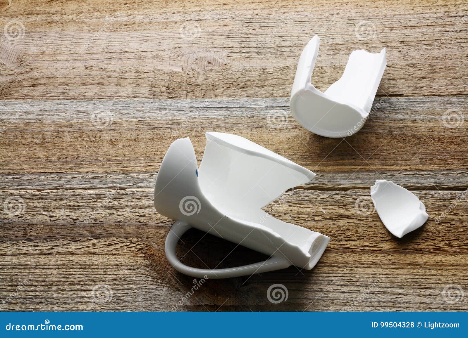 Broken Coffee Cup stock photo. Image of porcelain, still - 99504328