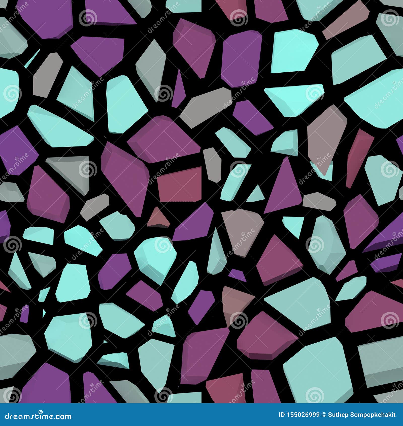 Broken Color Stone Mosaic . the Color Stone Wall Seamless and Texture ...