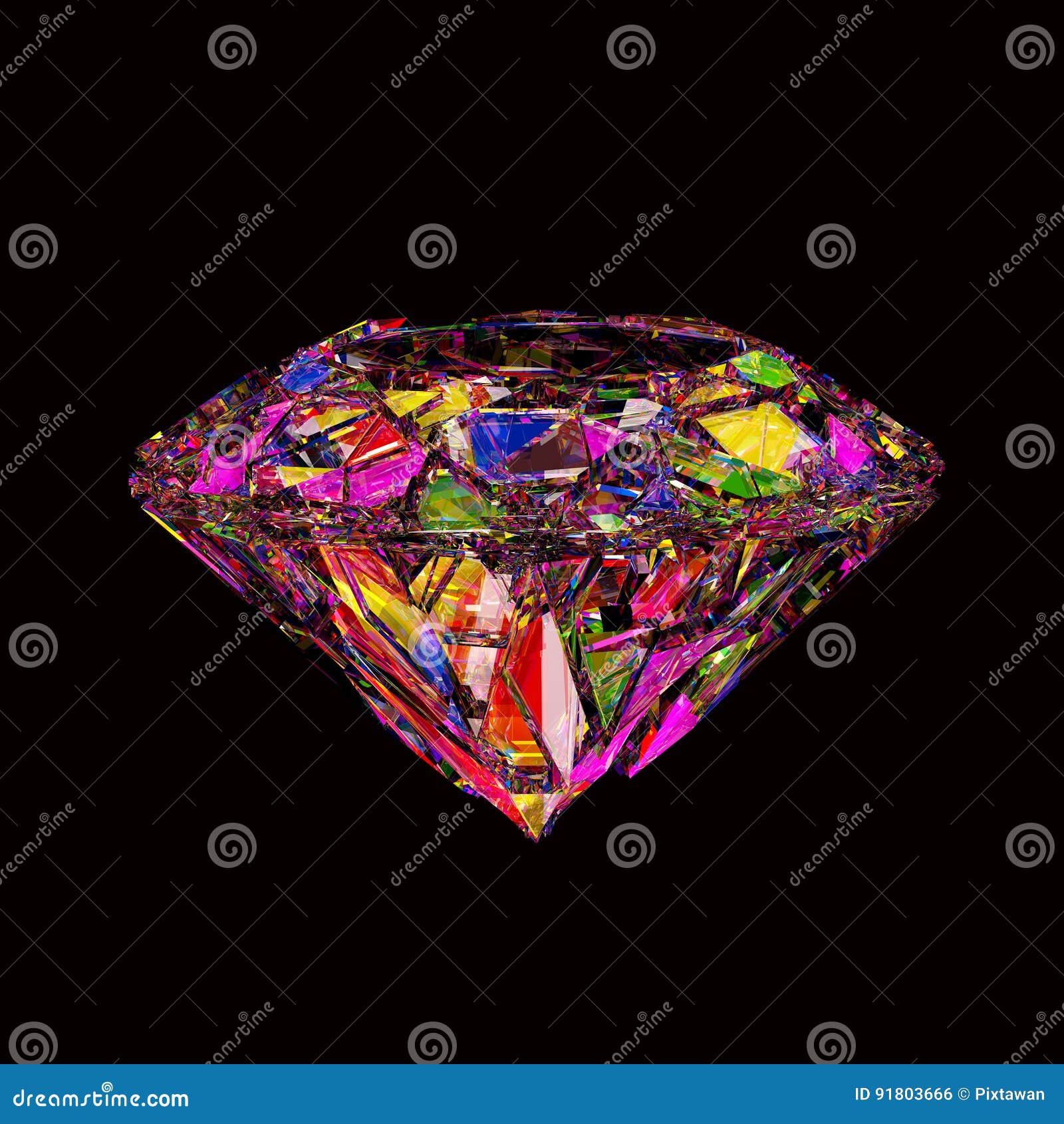 Broken Colorful Spots Pattern Texture Royalty-Free Stock Photo ...