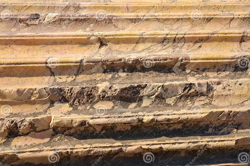 Broken column stock image. Image of excavation, architecture - 12705393