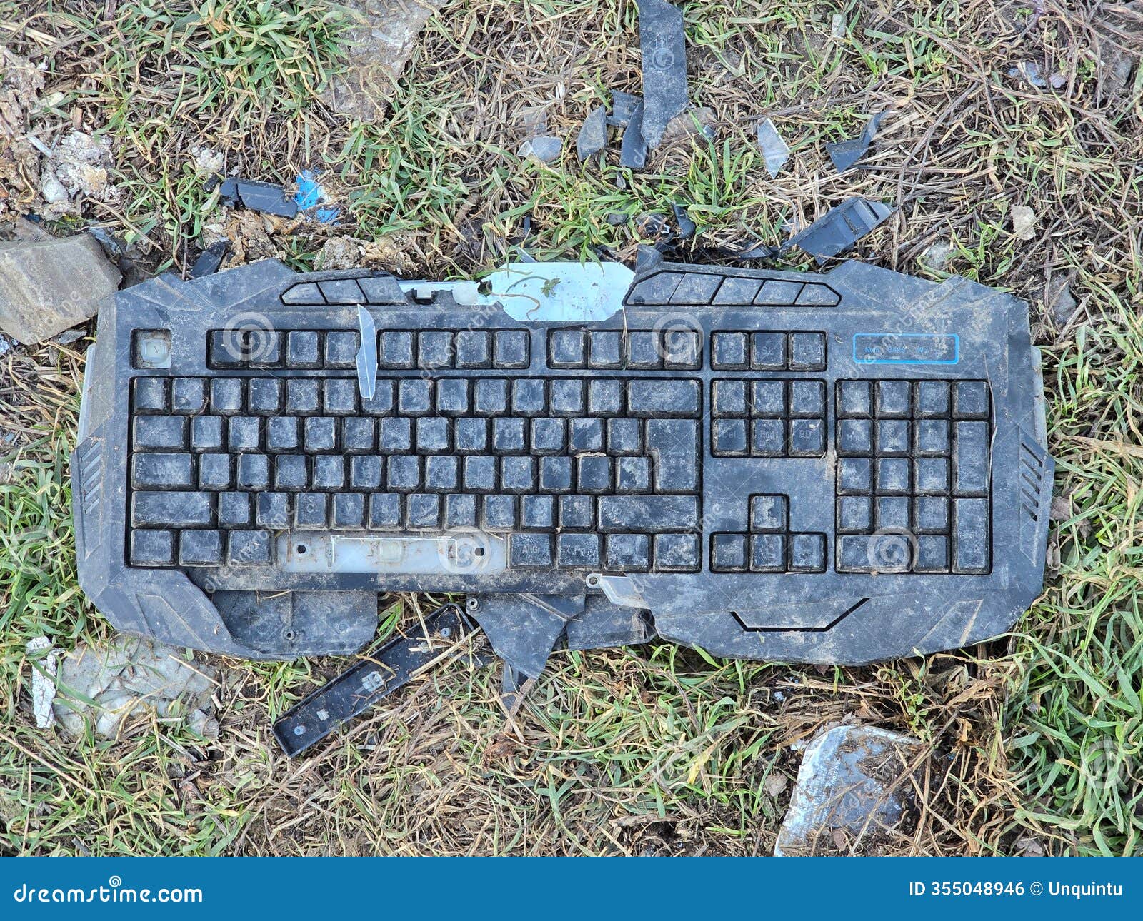 Broken Computer Keyboard Stock Image | CartoonDealer.com #135564703
