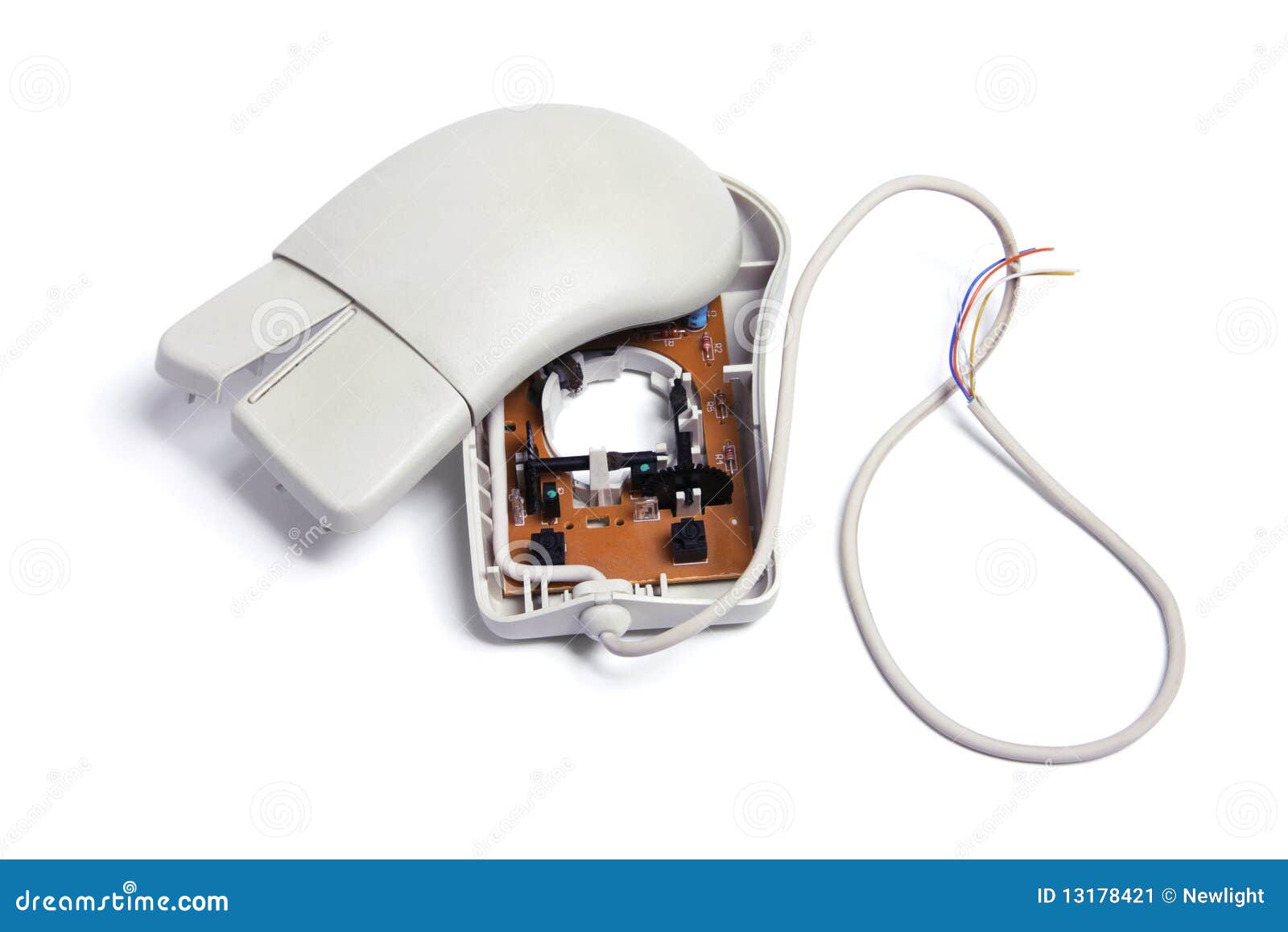 Broken Computer Mouse stock image. Image of still, computer - 13178421