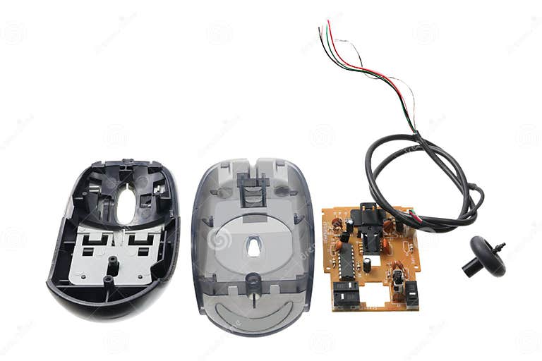 Broken Computer Mouse stock image. Image of communication - 23740063