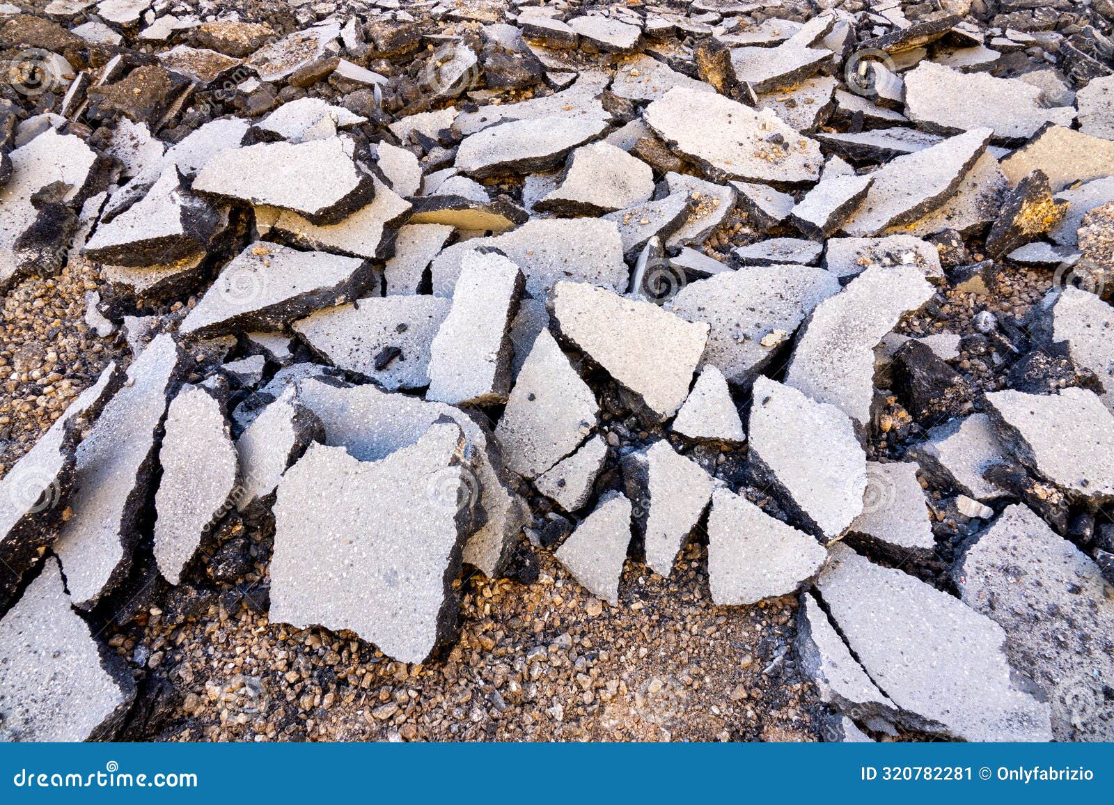 Broken Concrete stock image. Image of broken, construction - 320782281