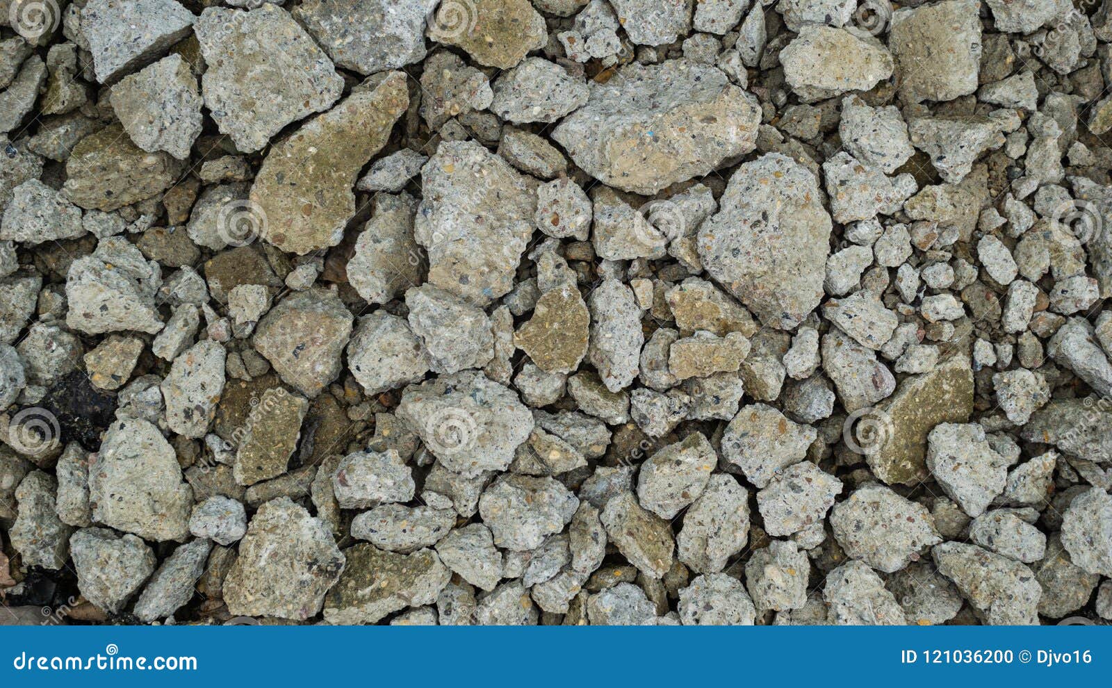 Broken Concrete Texture. Scrap of Concrete at Construction Site. Stock ...