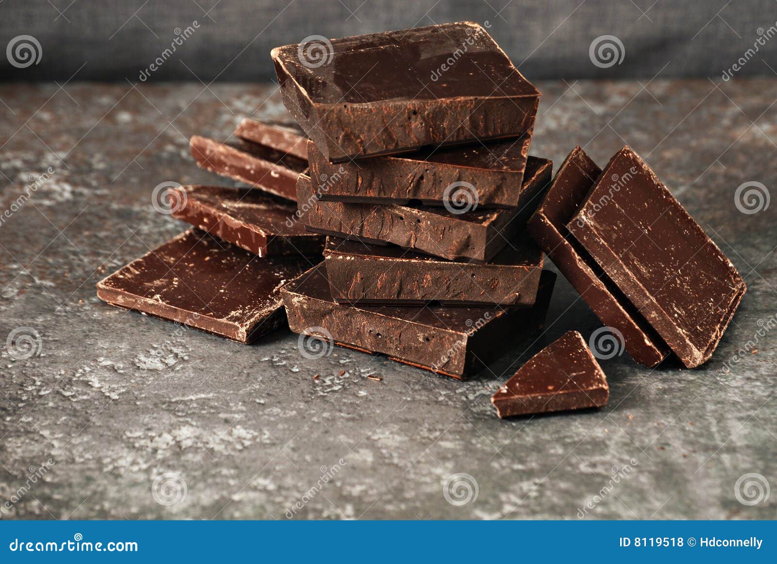 Broken cooking chocolate stock photo. Image of broken - 8119518