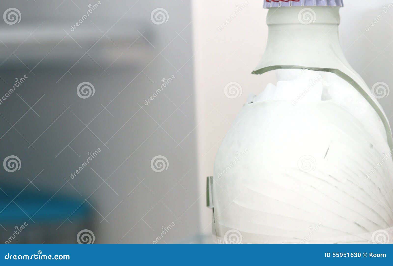 Broken crack bottle stock photo. Image of white, crack - 55951630
