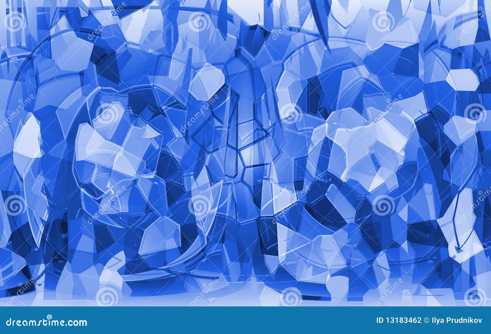 The broken Crystal stock illustration. Illustration of pieces - 13183462