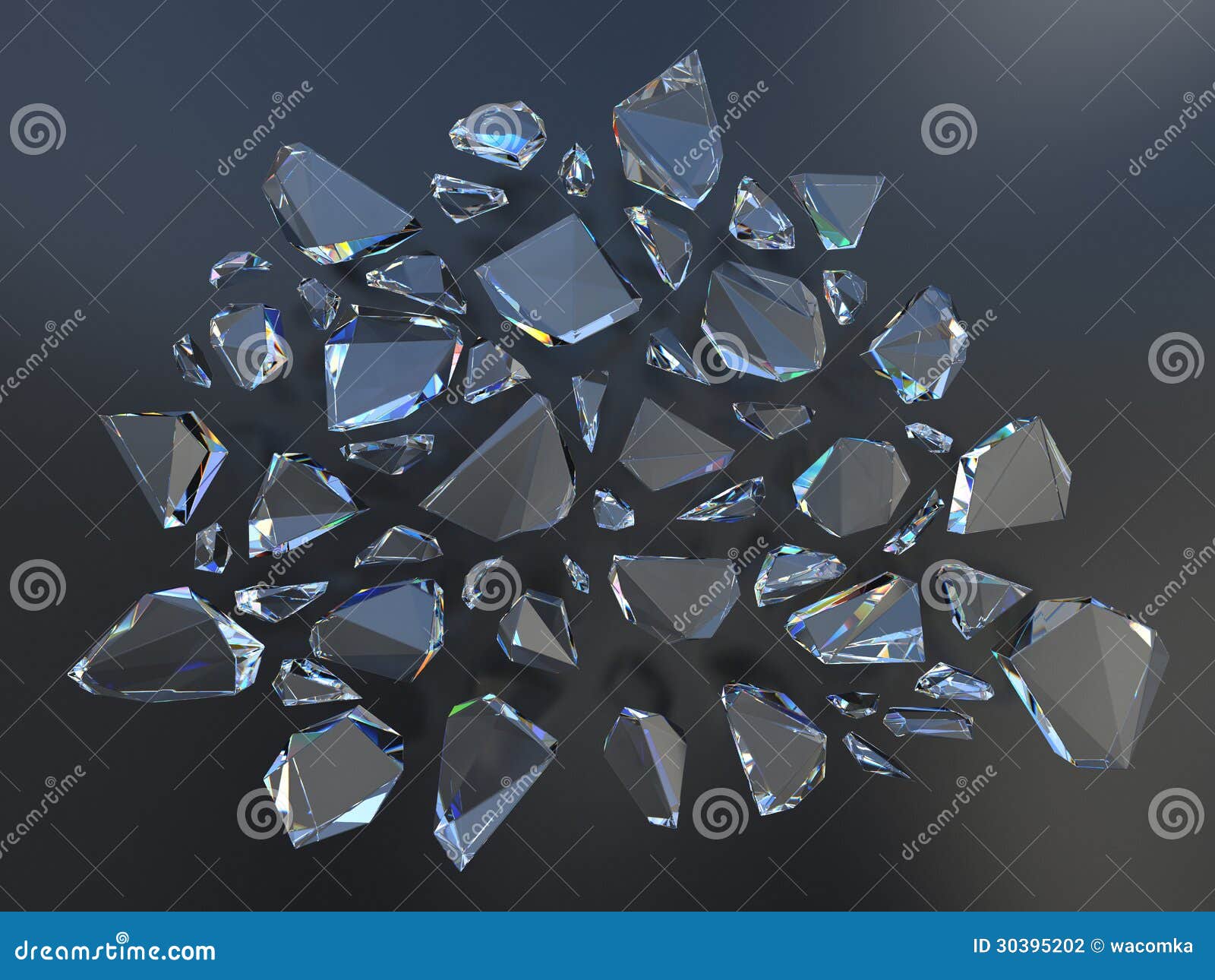 Broken crystal background stock illustration. Illustration of crystal ...