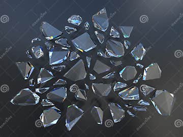 Broken crystal background stock illustration. Illustration of crystal ...
