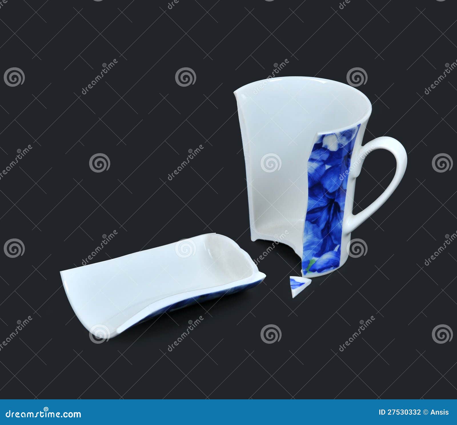 Broken Cup stock photo. Image of fragile, cracked, fragment - 27530332
