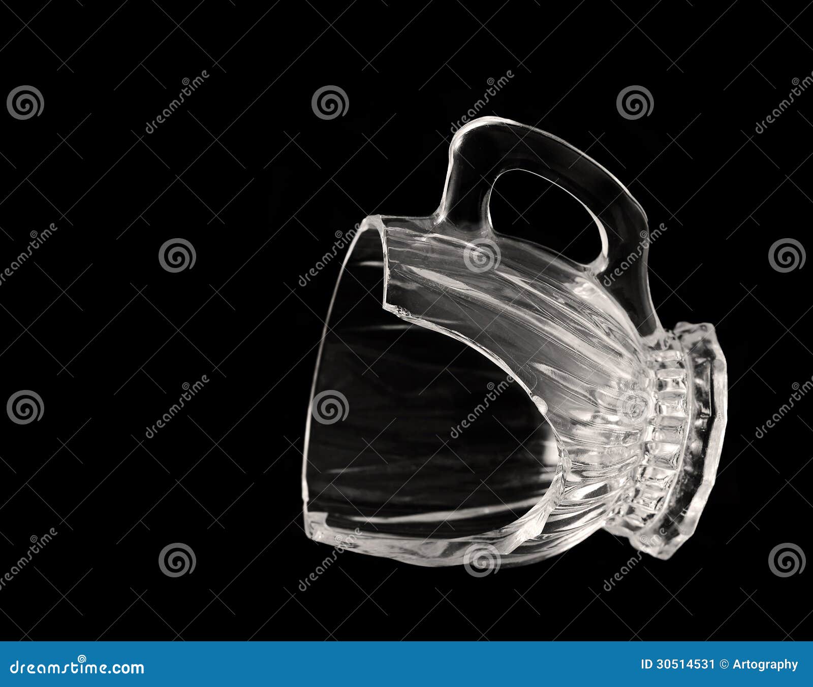 Broken cup stock image. Image of black, micro, shattered - 30514531