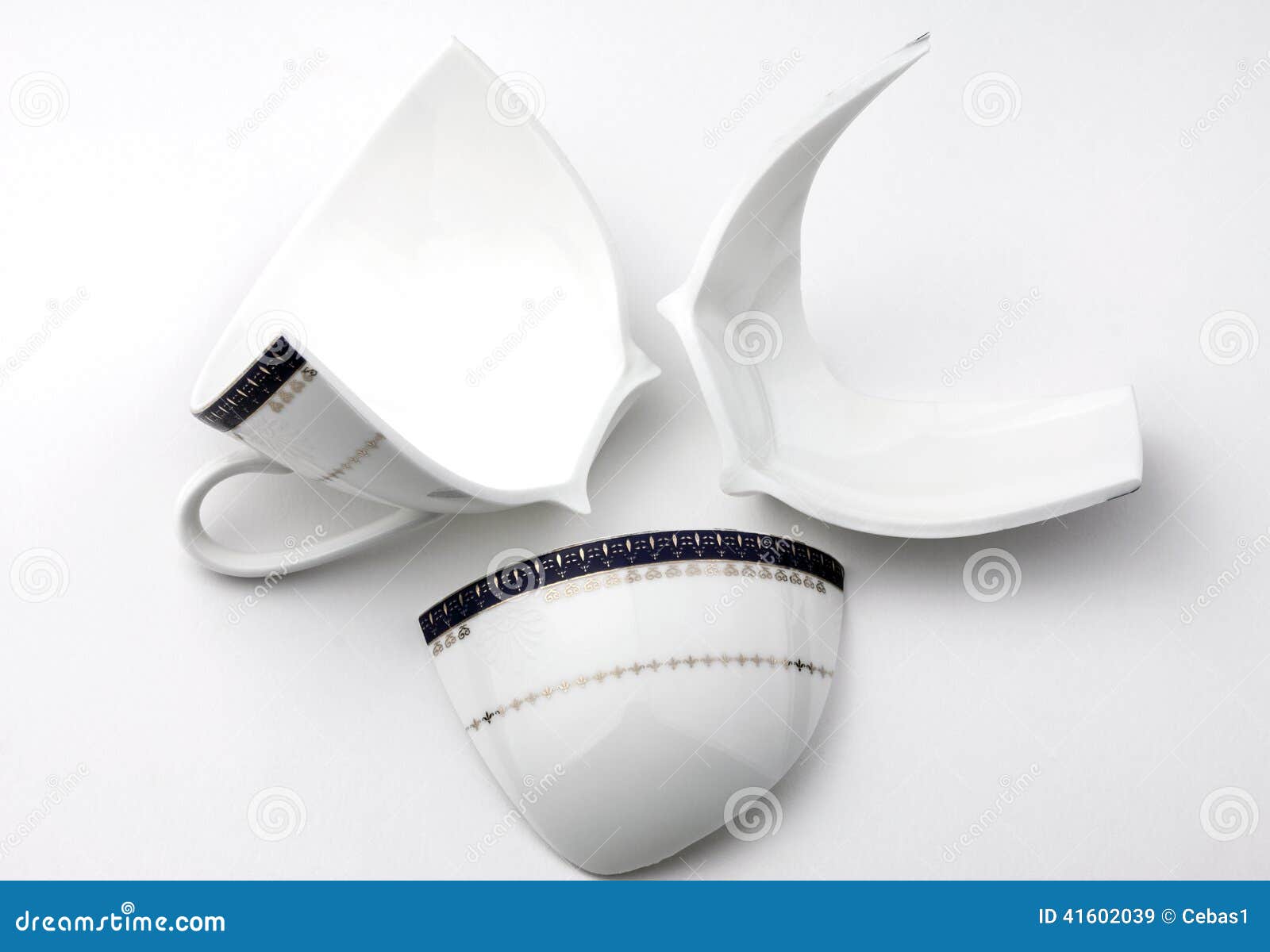 Broken cup stock image. Image of porcelain, object, cracked - 41602039