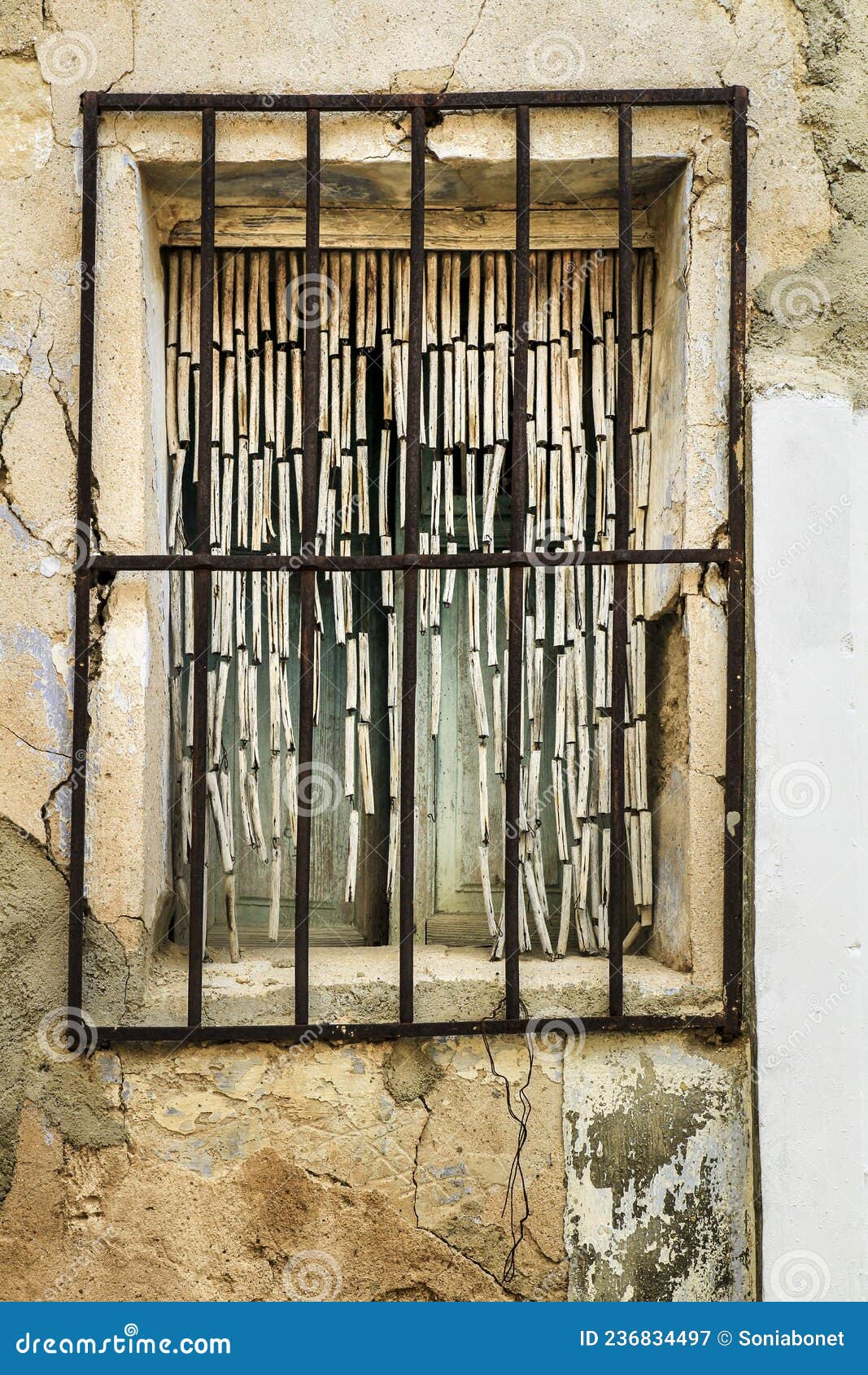 Broken and Damaged Window in an Old House Stock Image - Image of decay ...