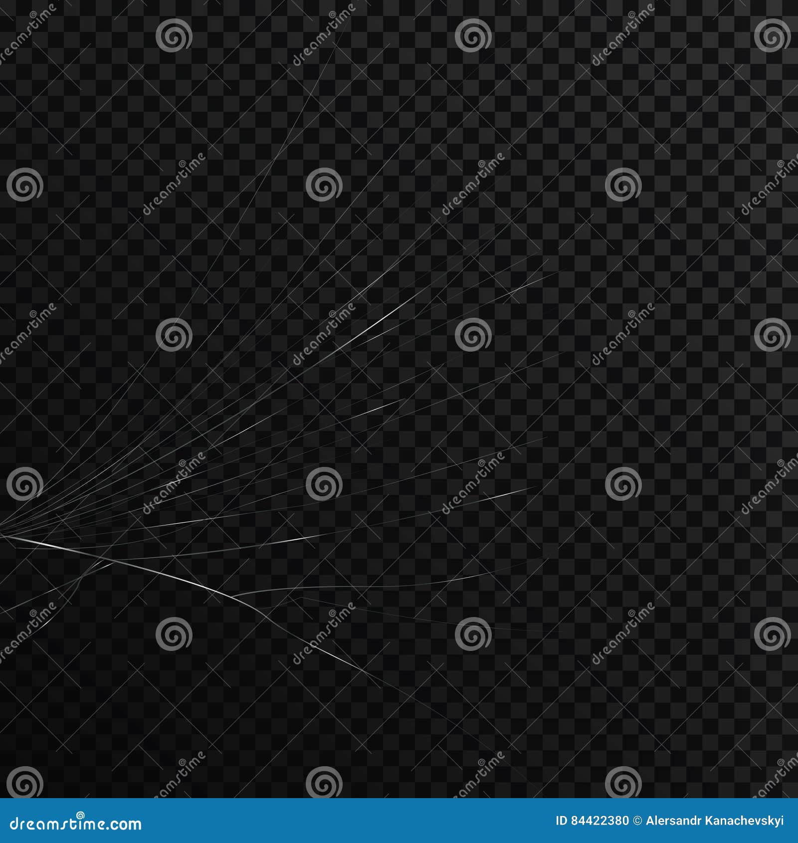 Broken Dark Glass. Black Checkered Chess Vector. Realistic Stock Vector ...