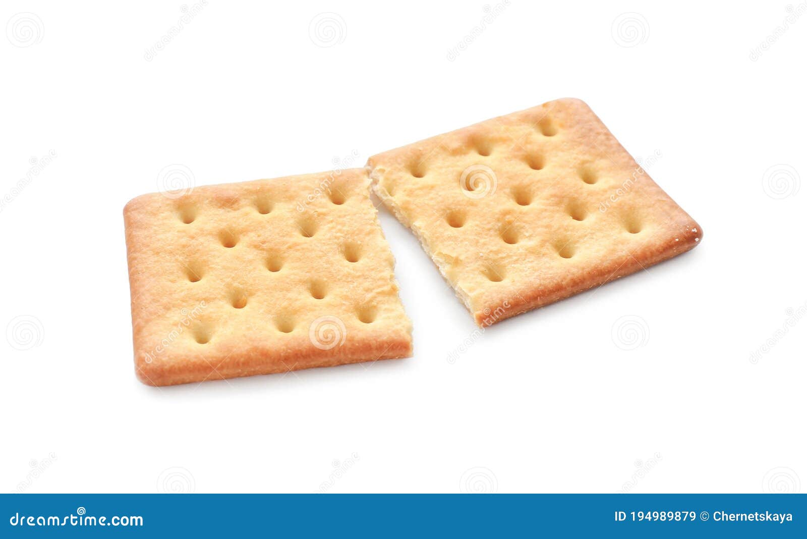 Broken Delicious Crispy Cracker Isolated Stock Image - Image of flavor ...