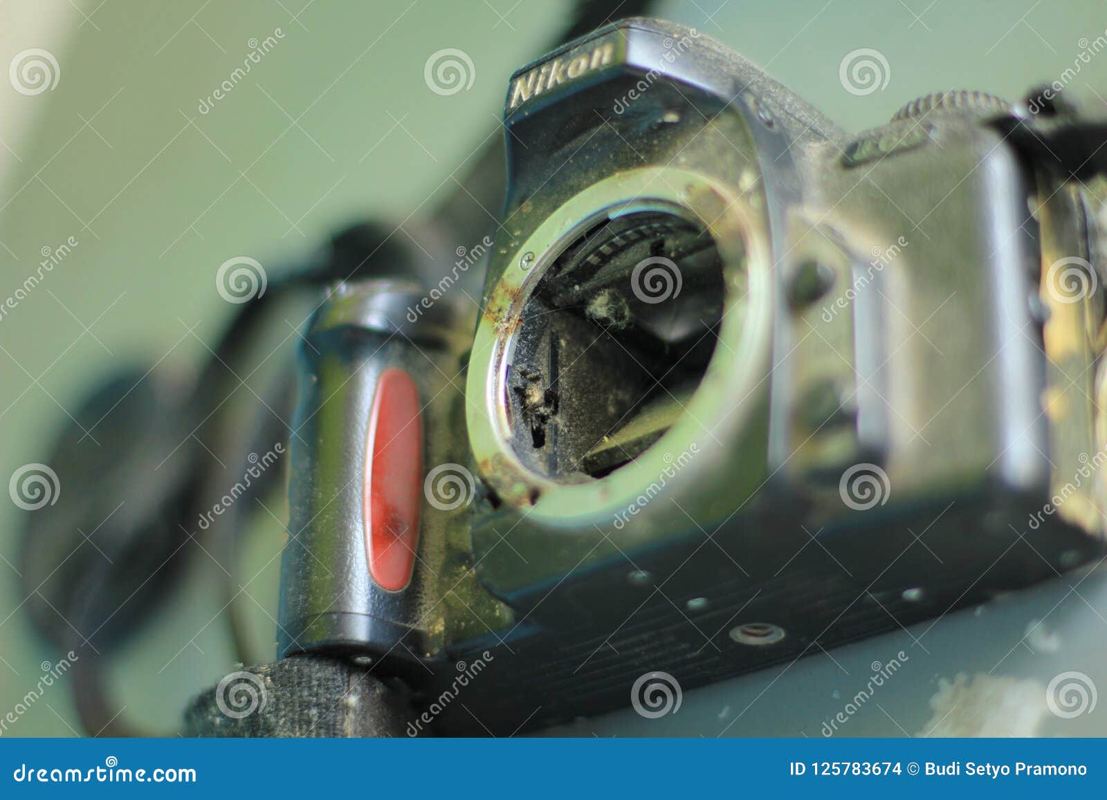 Broken and Disassembled Photo Camera Editorial Stock Image - Image of ...