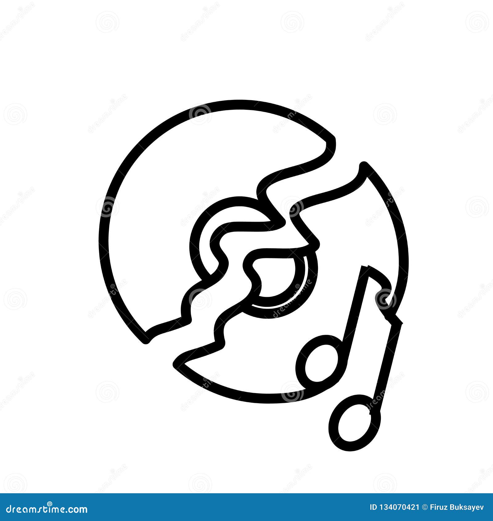 Broken Disc Icon Vector Sign and Symbol Isolated on White Background ...