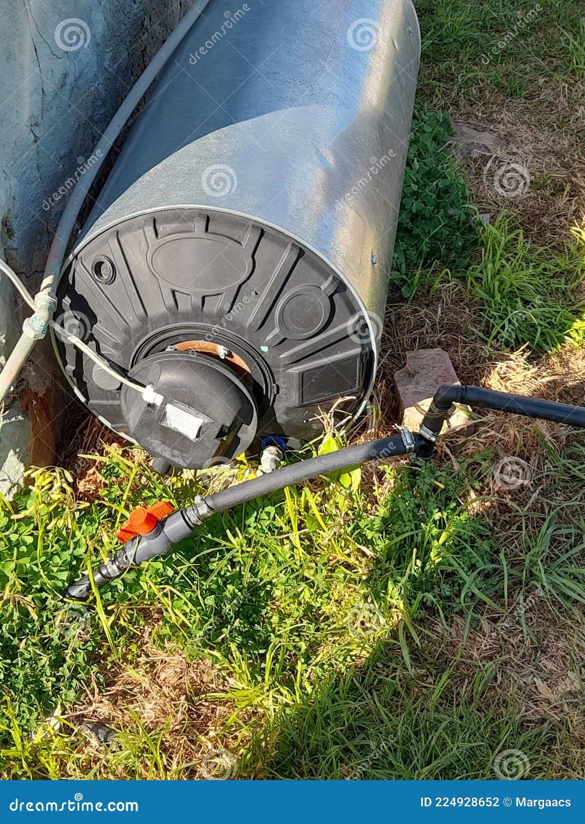 Broken and Disconnected Geyser Stock Photo - Image of renovate ...