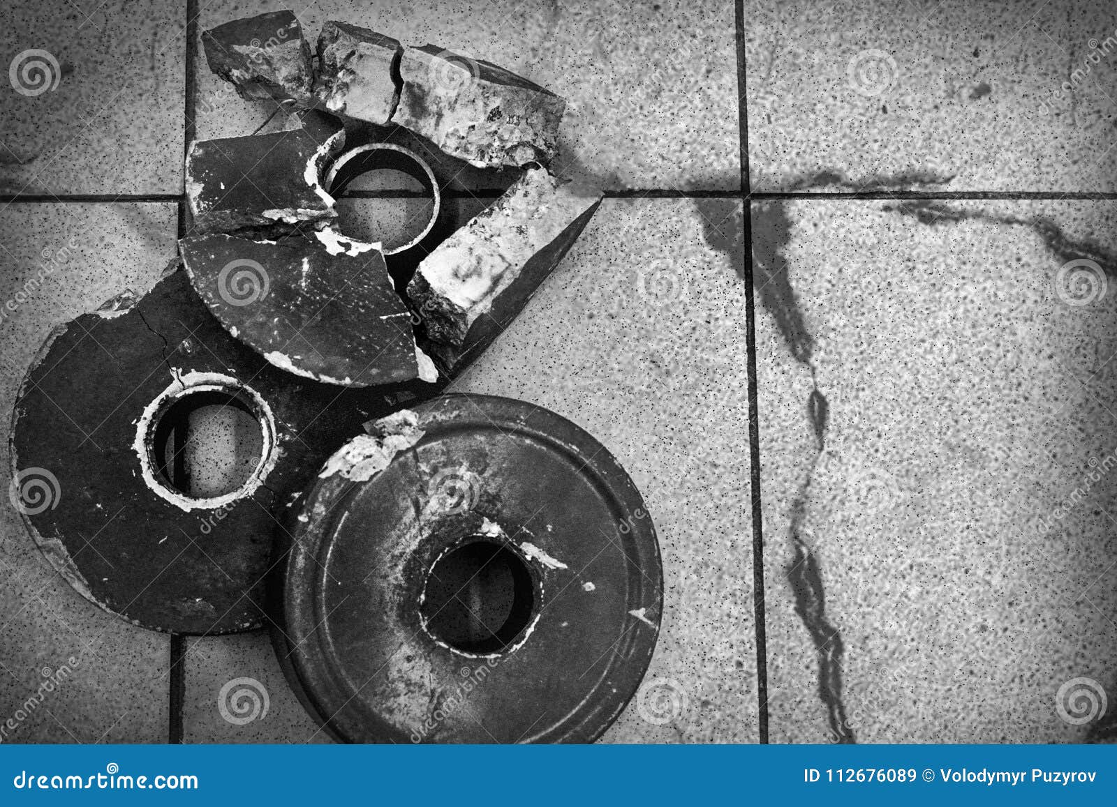 Broken Discs on a Background Stock Image - Image of healthy, exercise ...