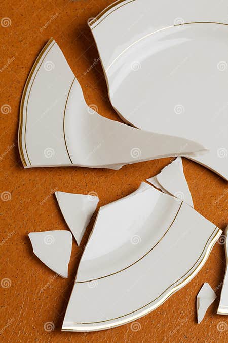 Broken dish stock image. Image of break, crush, breaking - 19835539