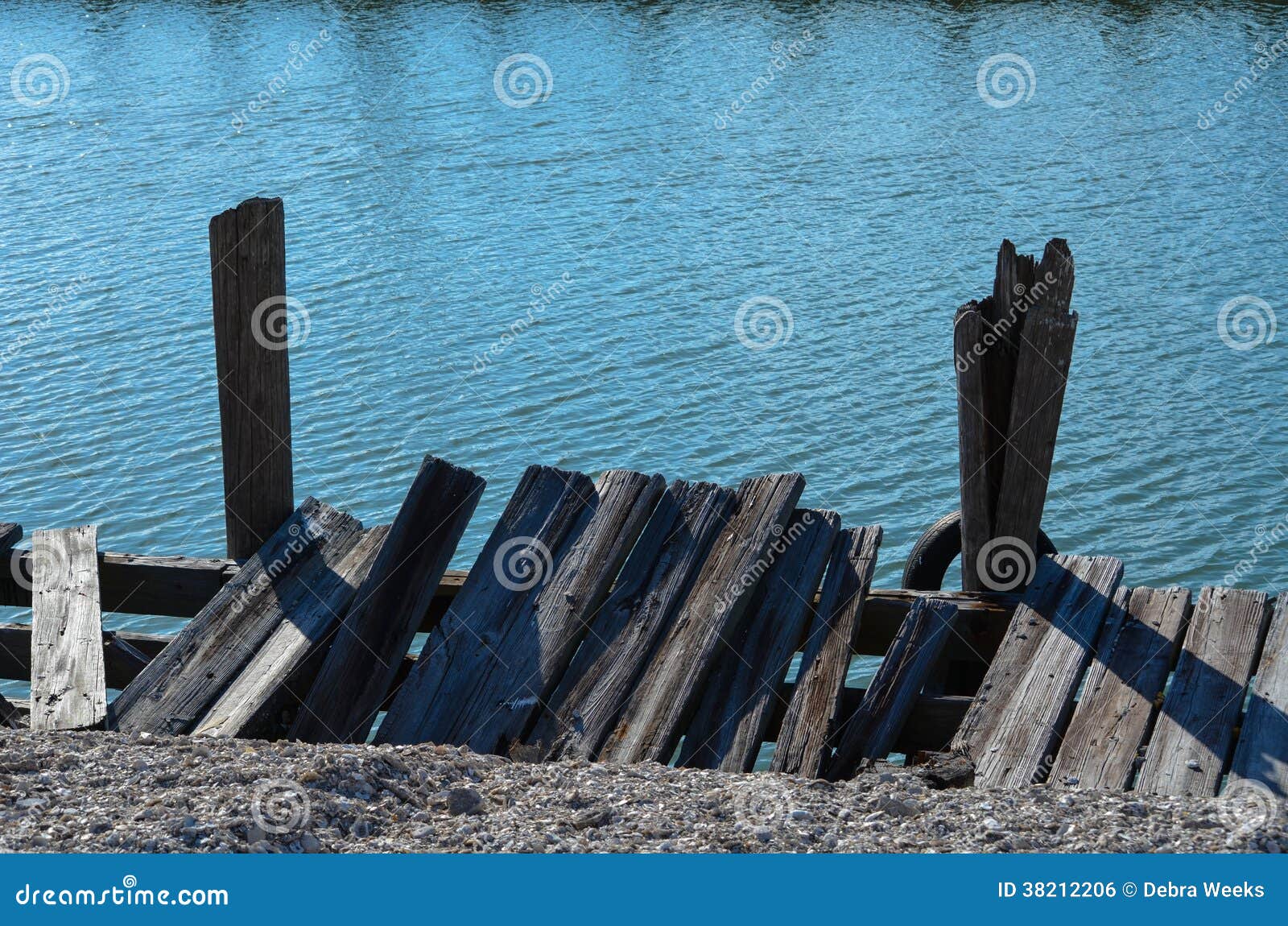 Broken Dock stock photo. Image of water, palacios, texas - 38212206