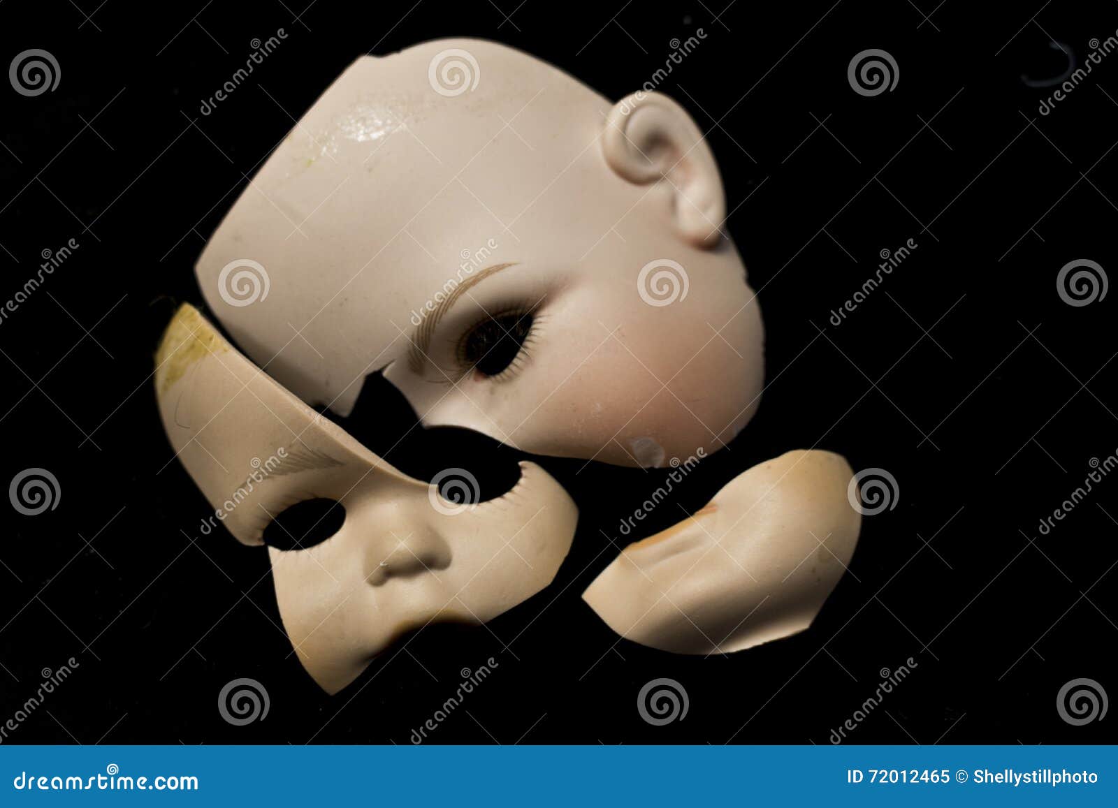 Broken Doll Head