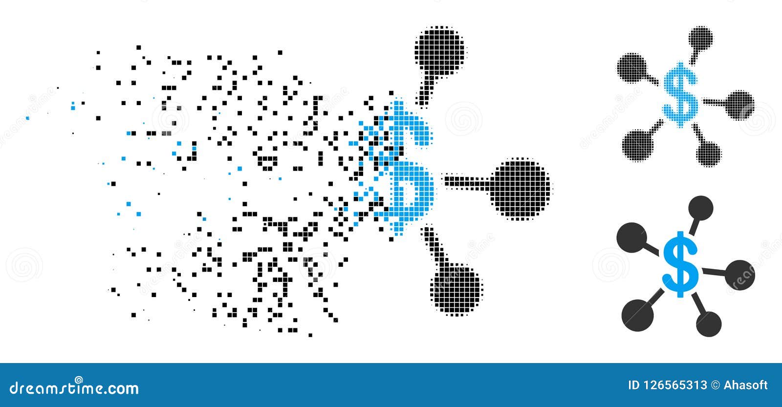 Broken Dot Halftone Money Emission Icon Stock Vector - Illustration of ... Broken Dot Halftone Money Emission Icon Stock Vector - Illustration of ...