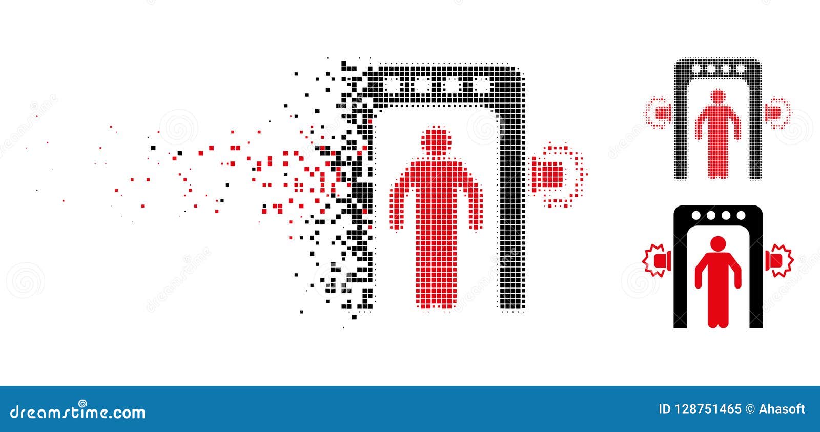 Broken Dot Halftone Passenger Screening Icon Stock Vector ... Broken Dot Halftone Passenger Screening Icon Stock Vector ...