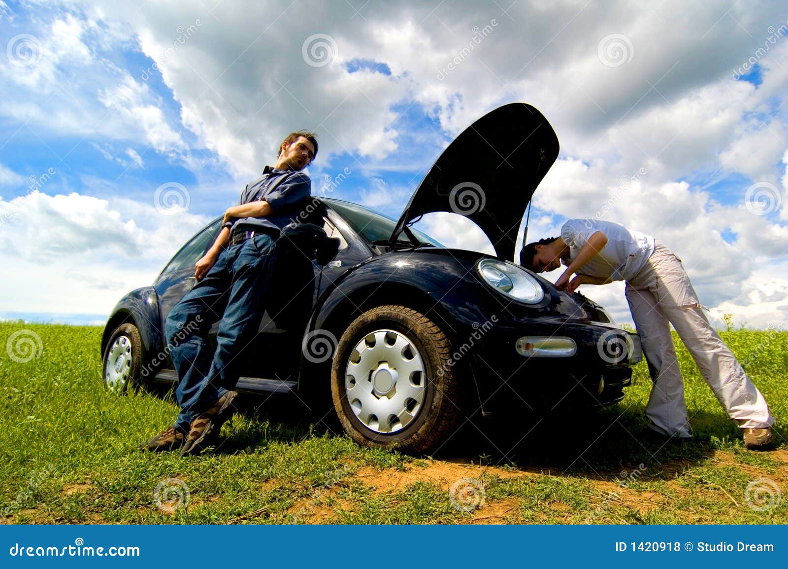 Broken Down Car stock photo. Image of repair, needing - 1420918