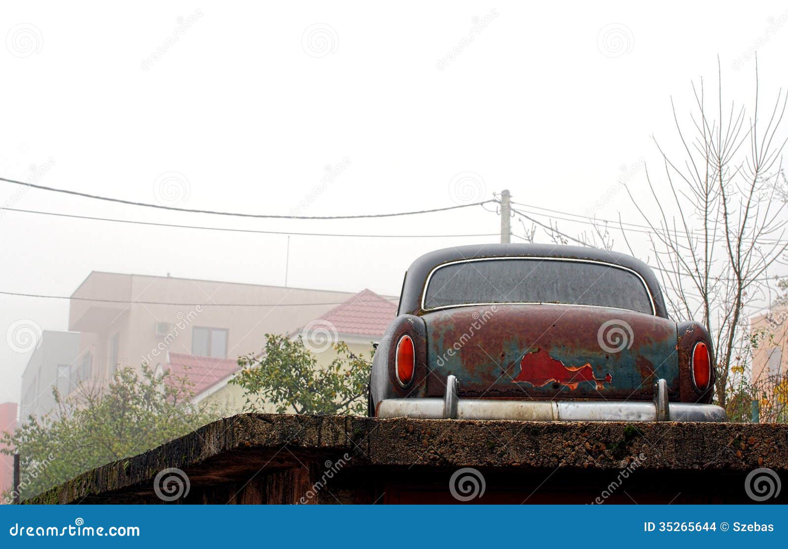 Broken down car stock photo. Image of obsolete, metal - 35265644