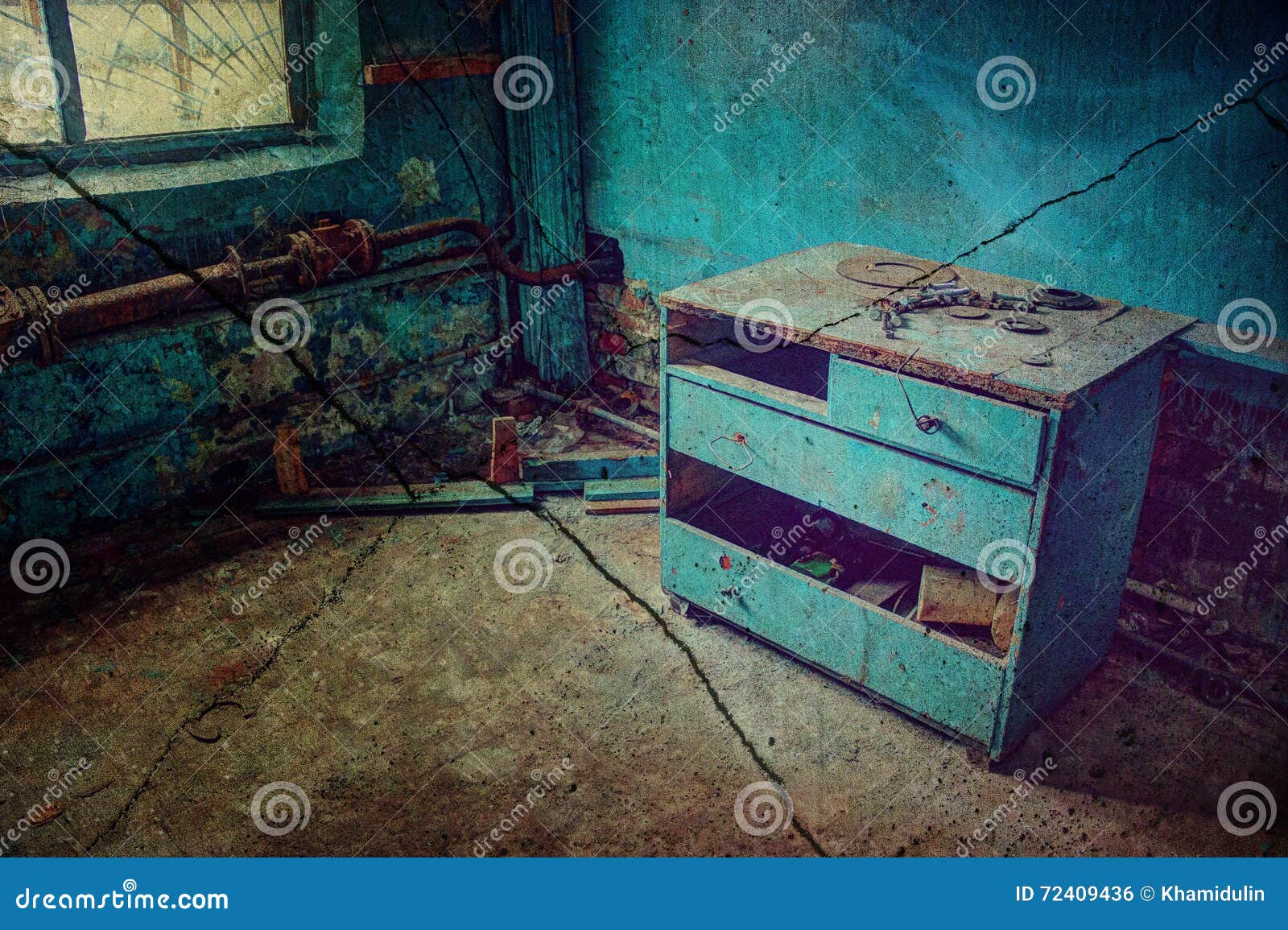 Broken a dresser. stock photo. Image of decor, crack - 72409436