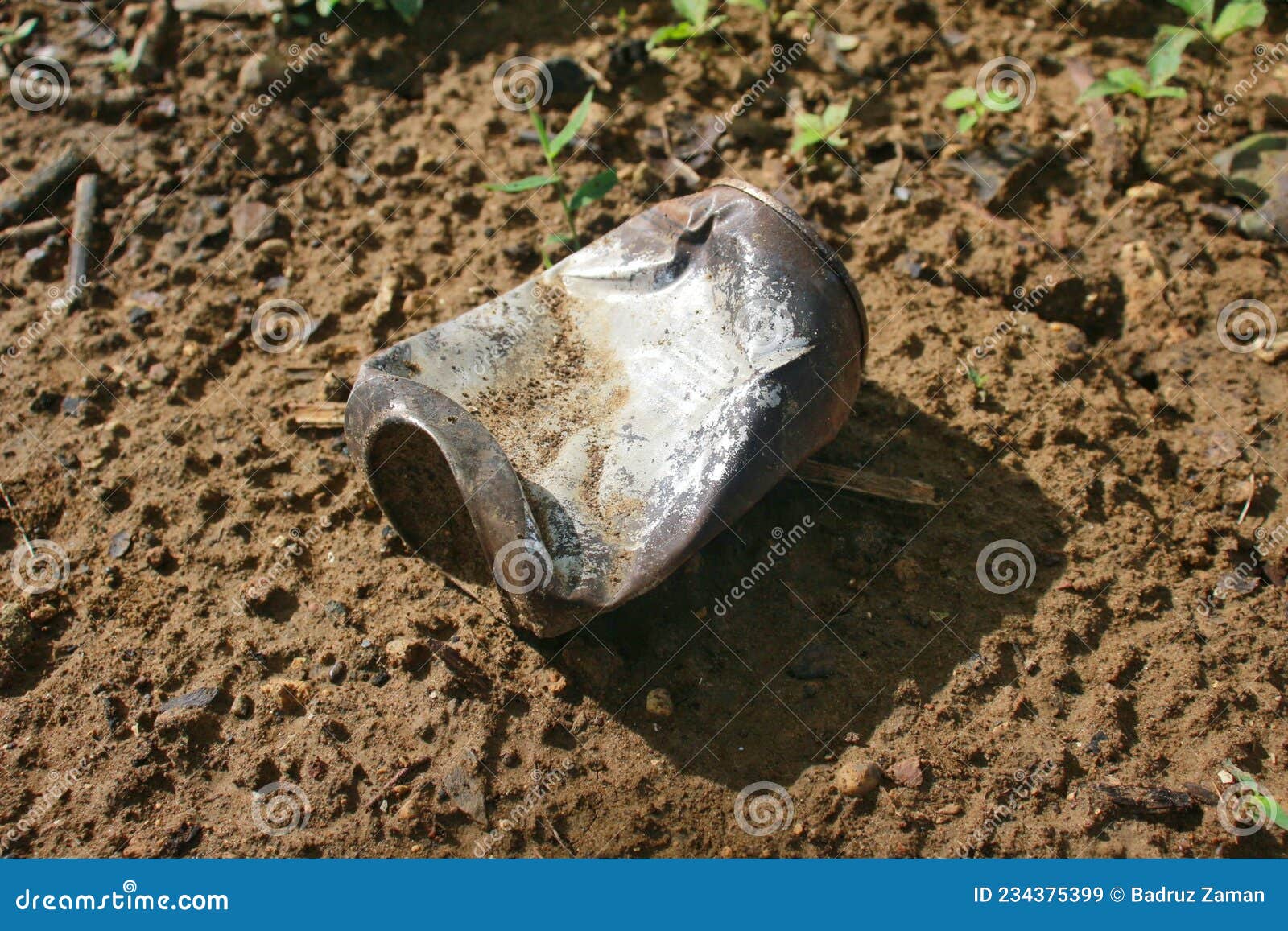 Broken Drink Cans stock image. Image of empty, cool - 234375399