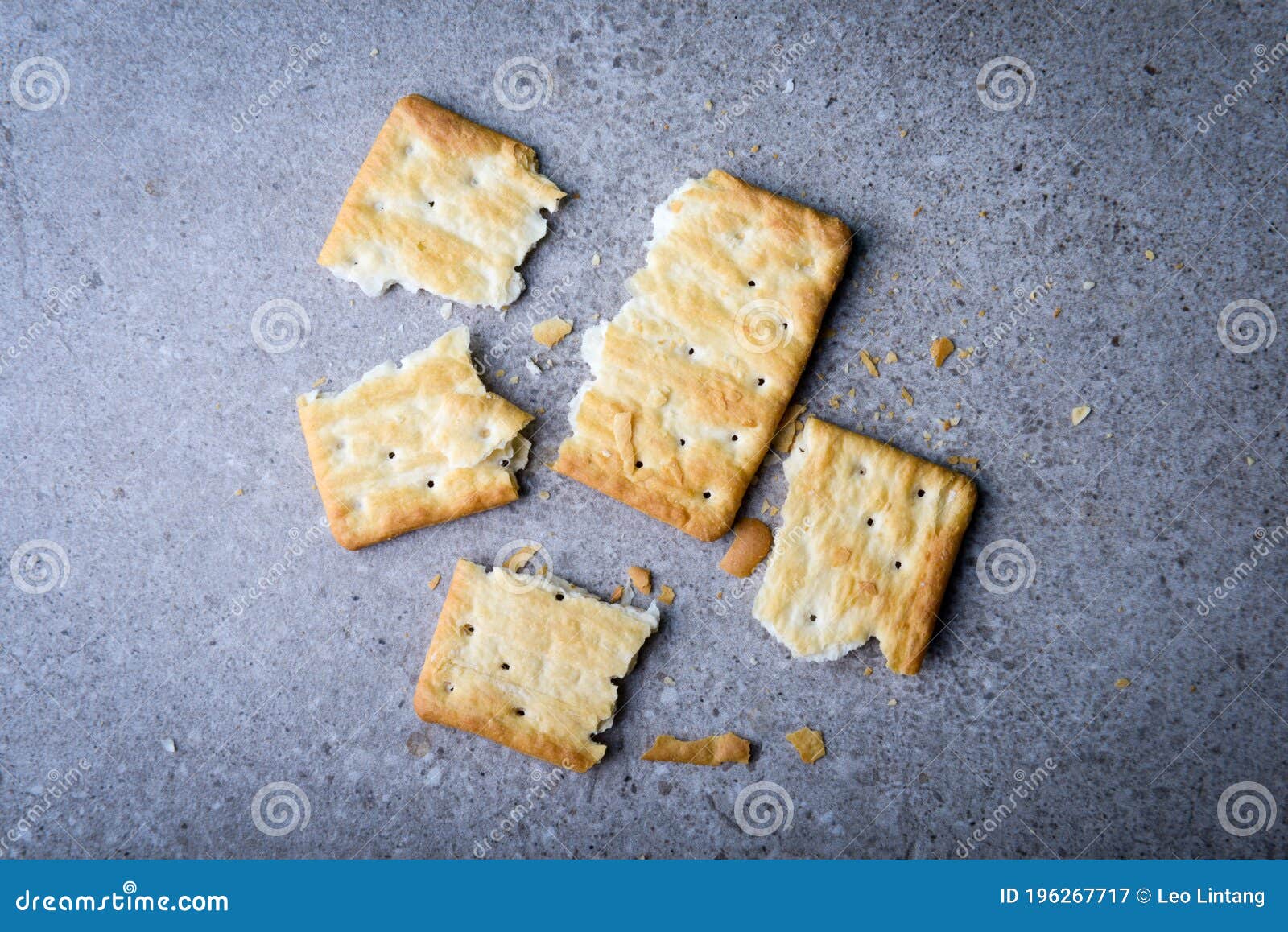 Broken dry crackers stock image. Image of crunch, pile - 196267717