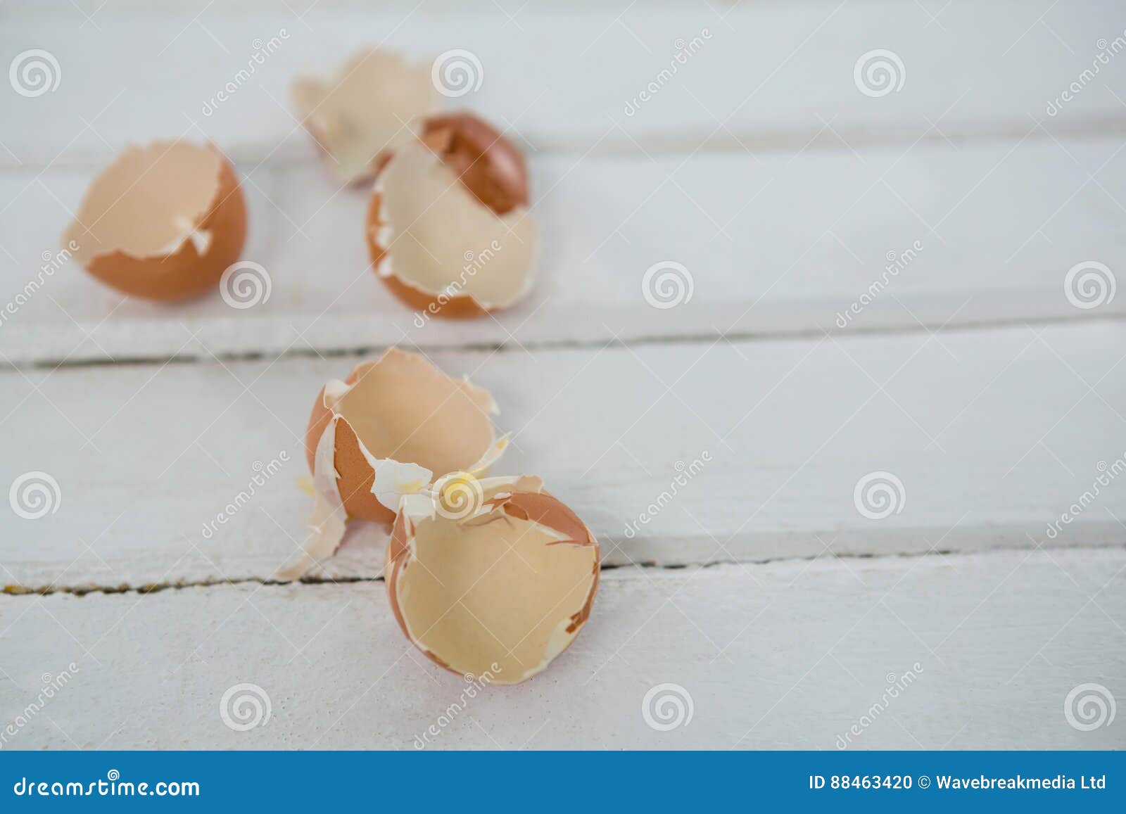 Broken Easter Egg on Wooden Surface Stock Photo - Image of celebration ...