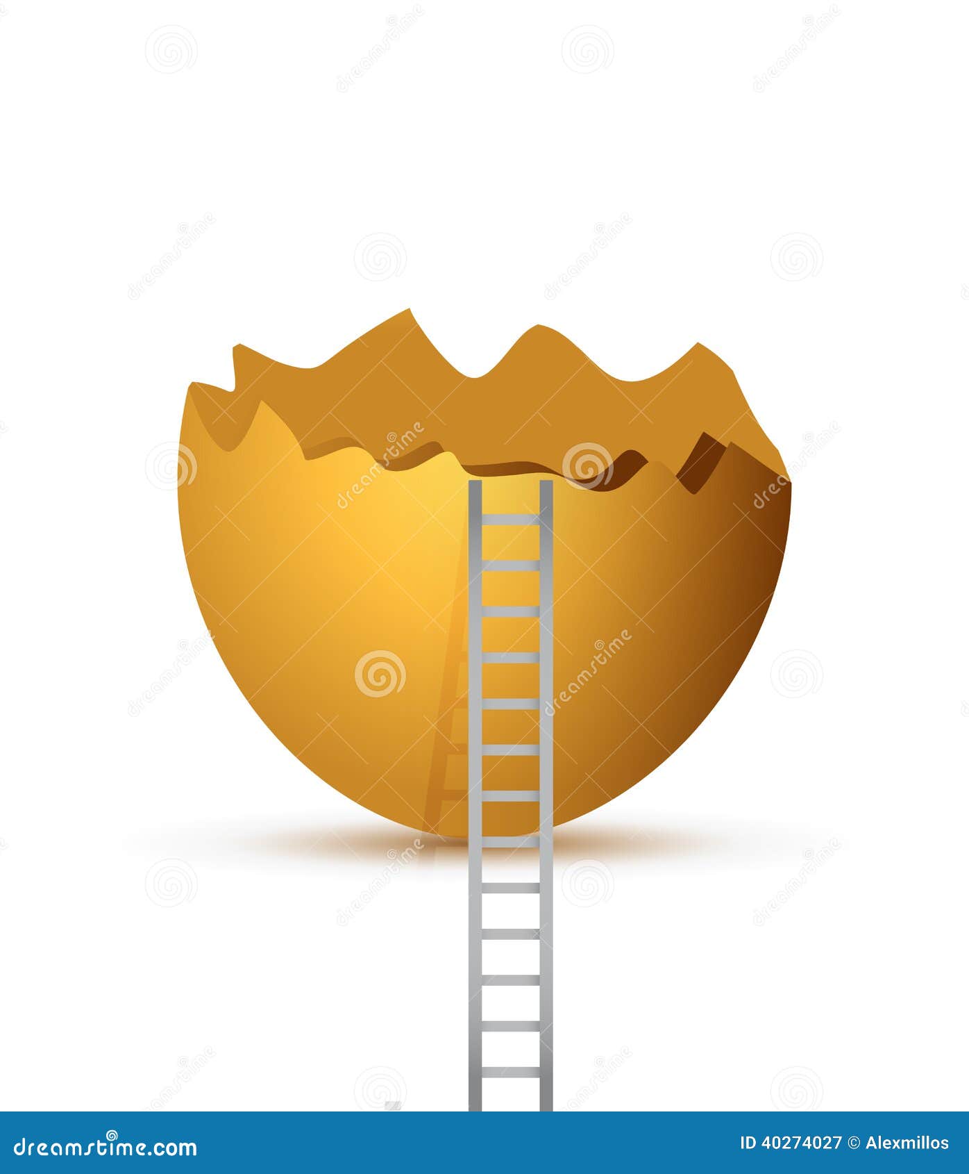 Crack And Ladder Stock Image | CartoonDealer.com #26629189
