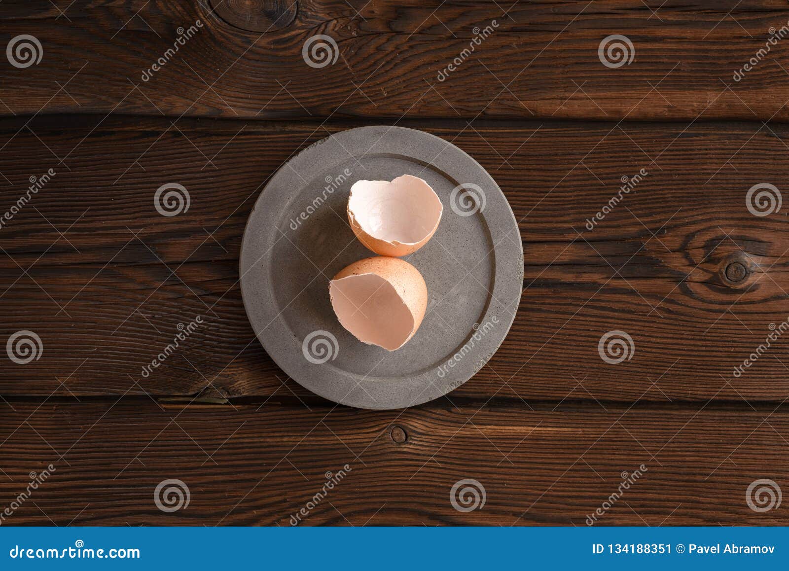 Broken Egg Shell on Concrete Slab Stock Image - Image of concrete, diet ...