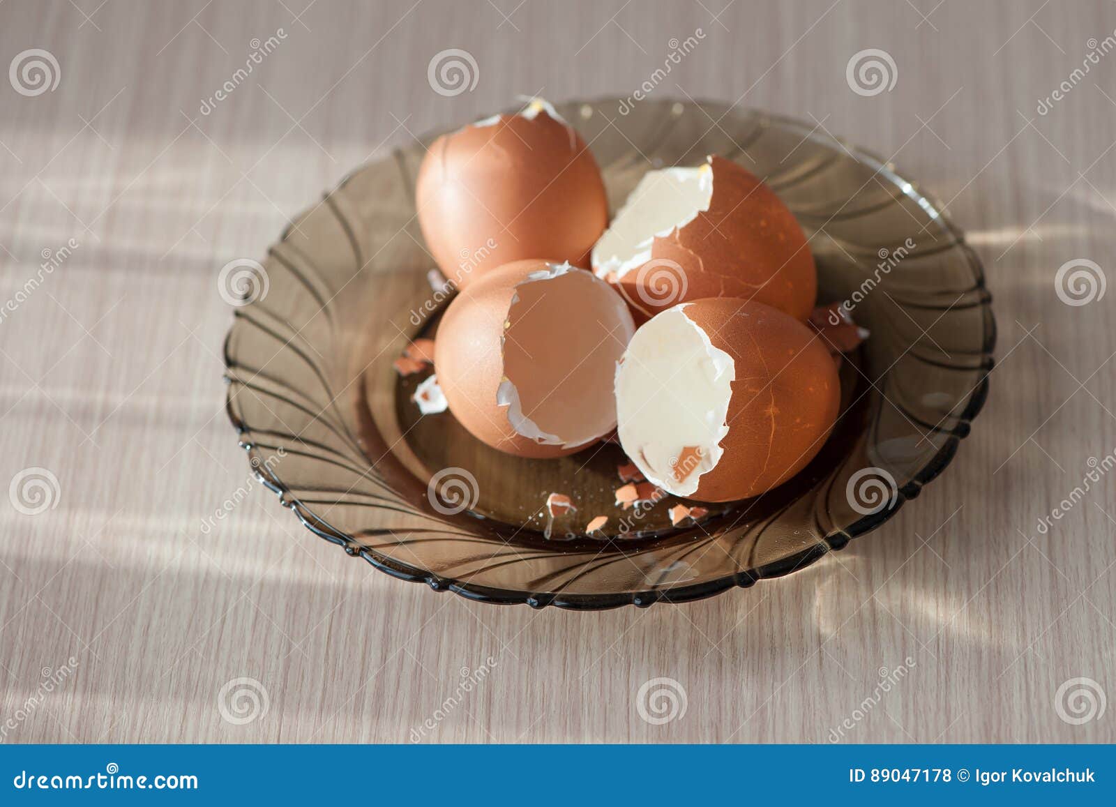 Broken eggs shell stock photo. Image of shell, cooked - 89047178
