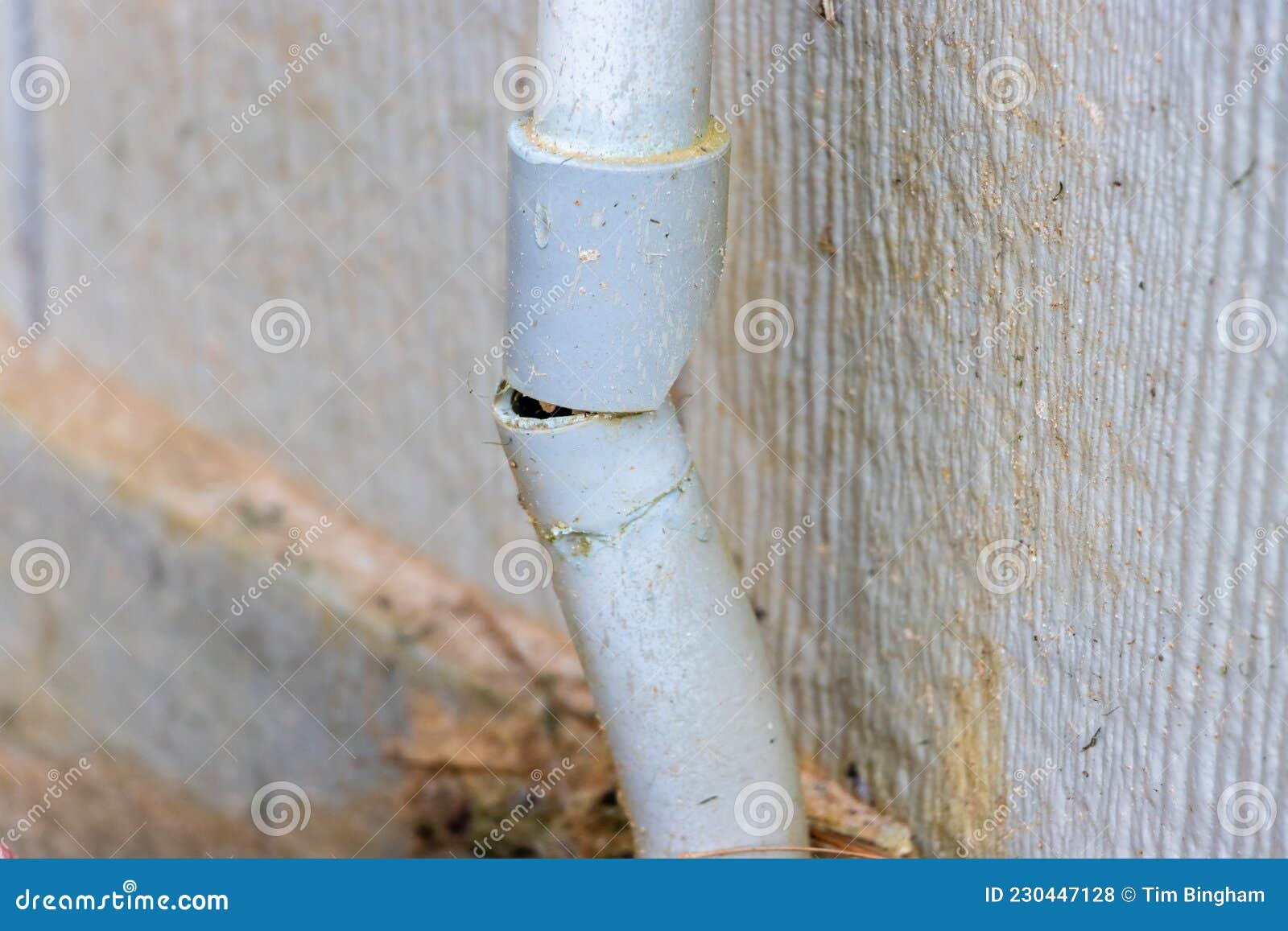 Broken electrical conduit stock photo. Image of broken - 230447128