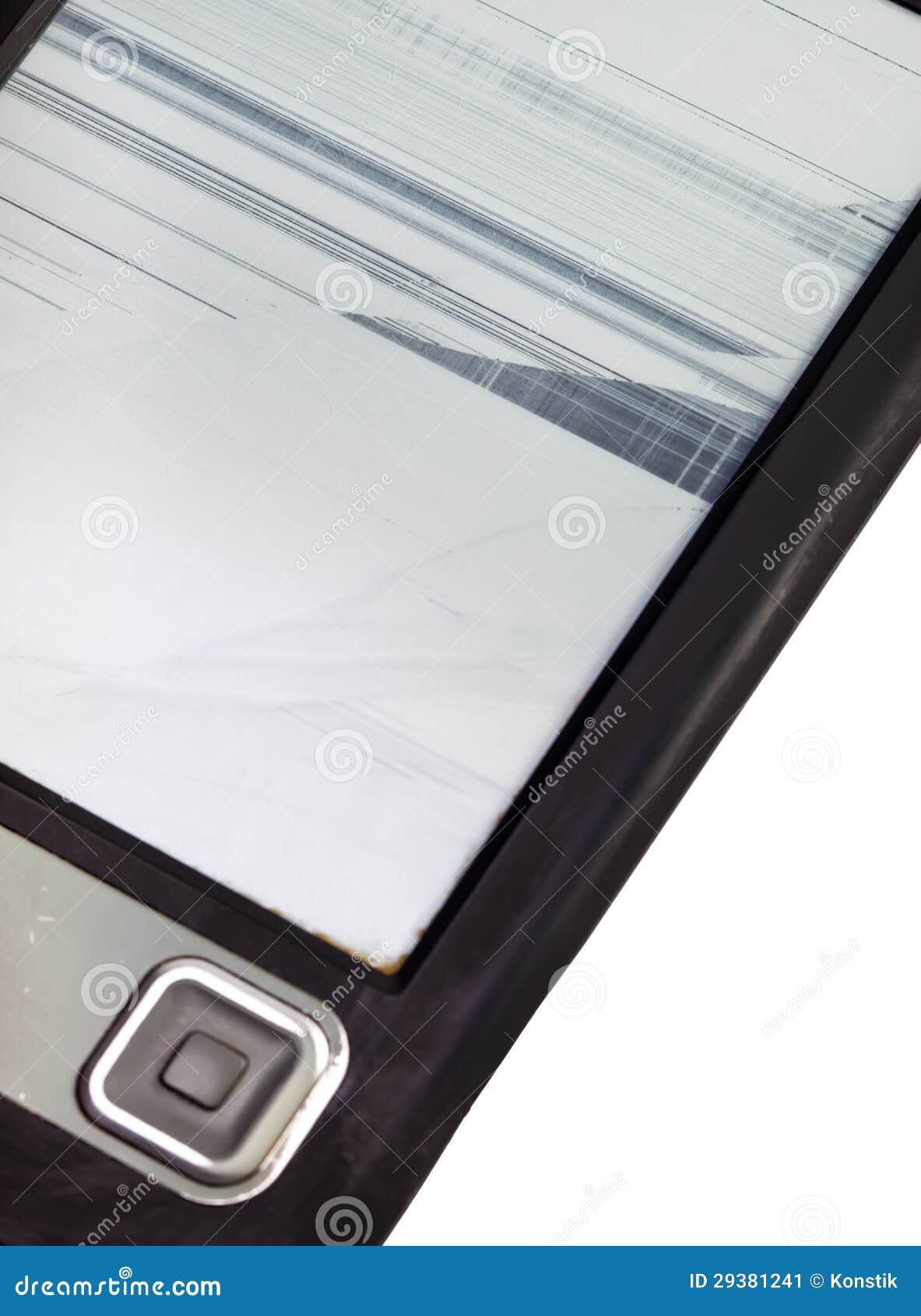 The Broken Electronic Book (e-book Reader) with the Rejected Screen ...