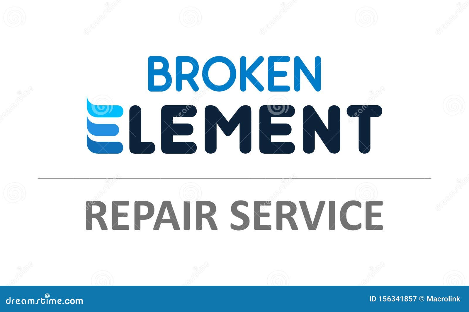 Broken Element - Vector Illustration for Phones, Laptops Repair Service ...